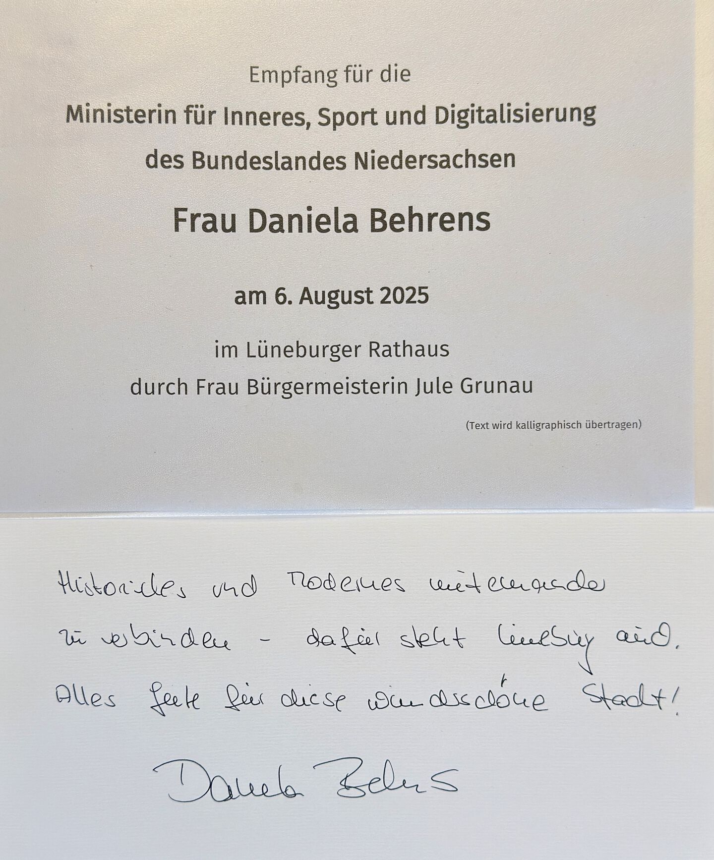 Innenministerin Behrens: Lüneburg ist Vorbild für digitale Verwaltung ...