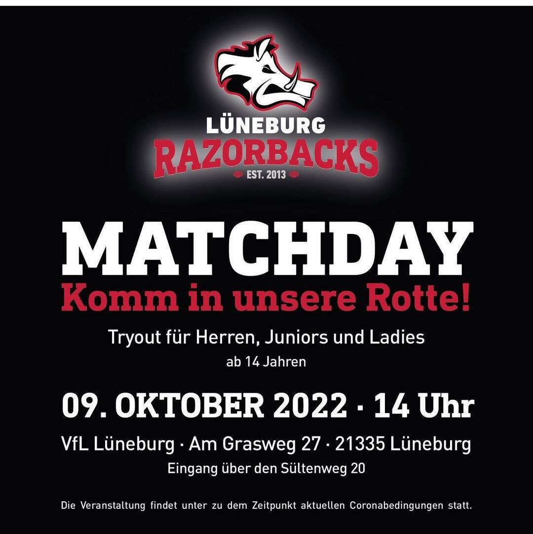 Razorbacks Matchday - Lüneburg Aktuell