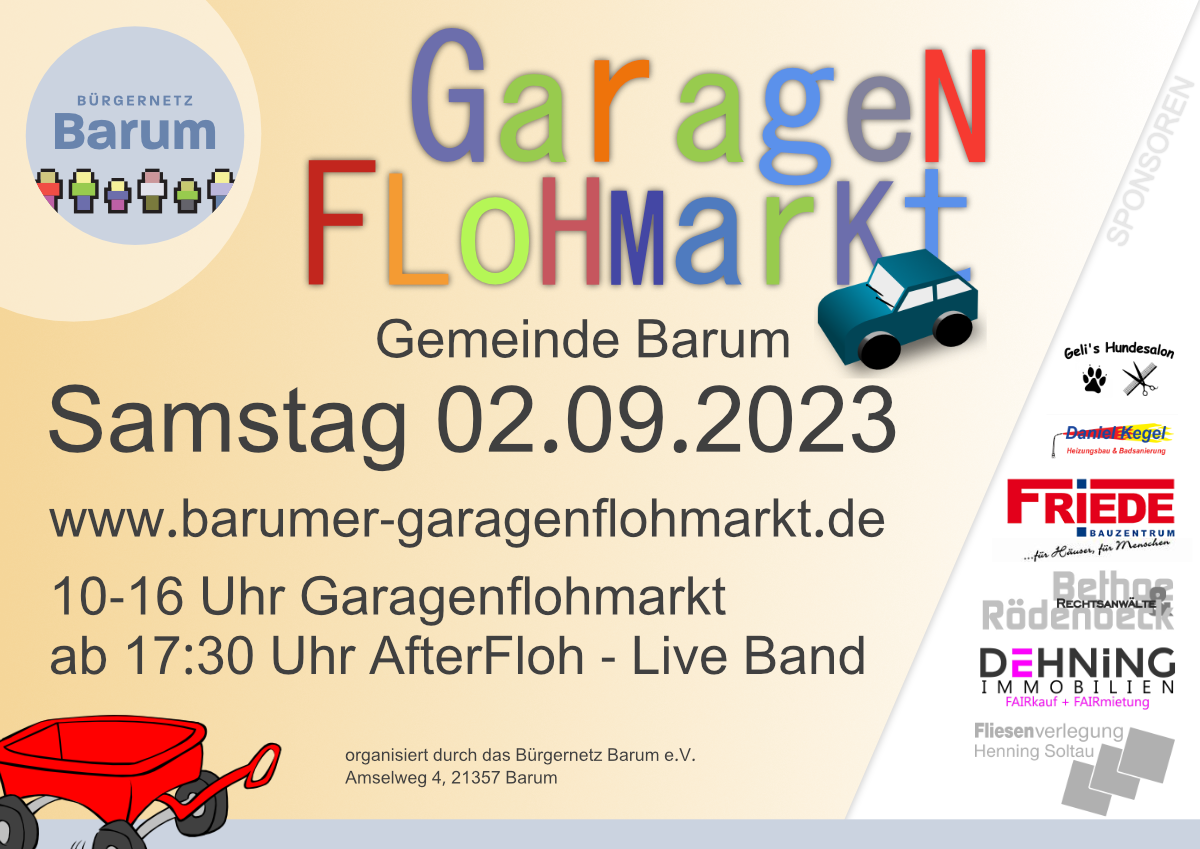 Der Barumer Garagenflohmarkt steht in den Startlöchern für eine weitere ...