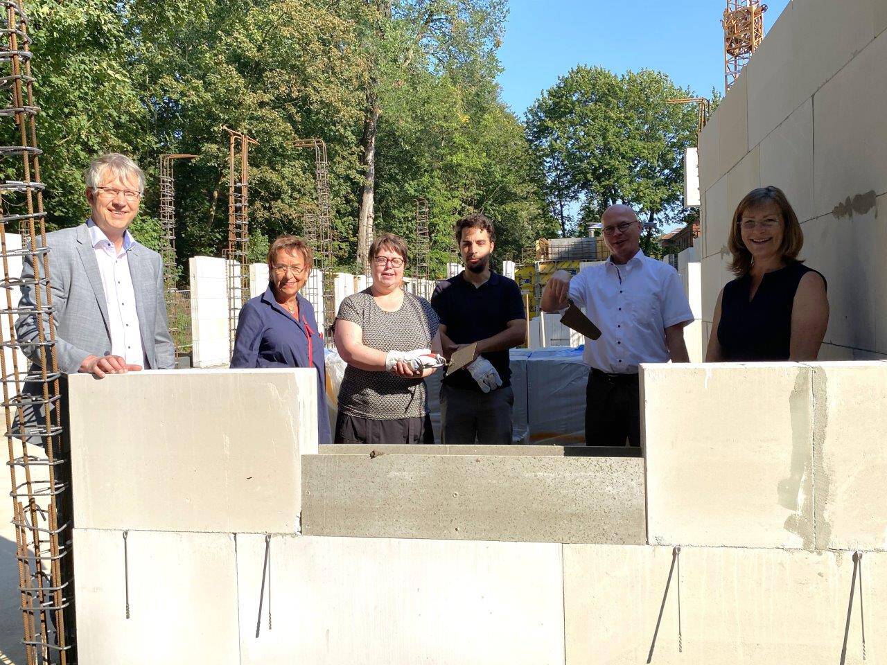 Grundstein für Neubau an der HERBERGEplus gelegt – - Lüneburg Aktuell