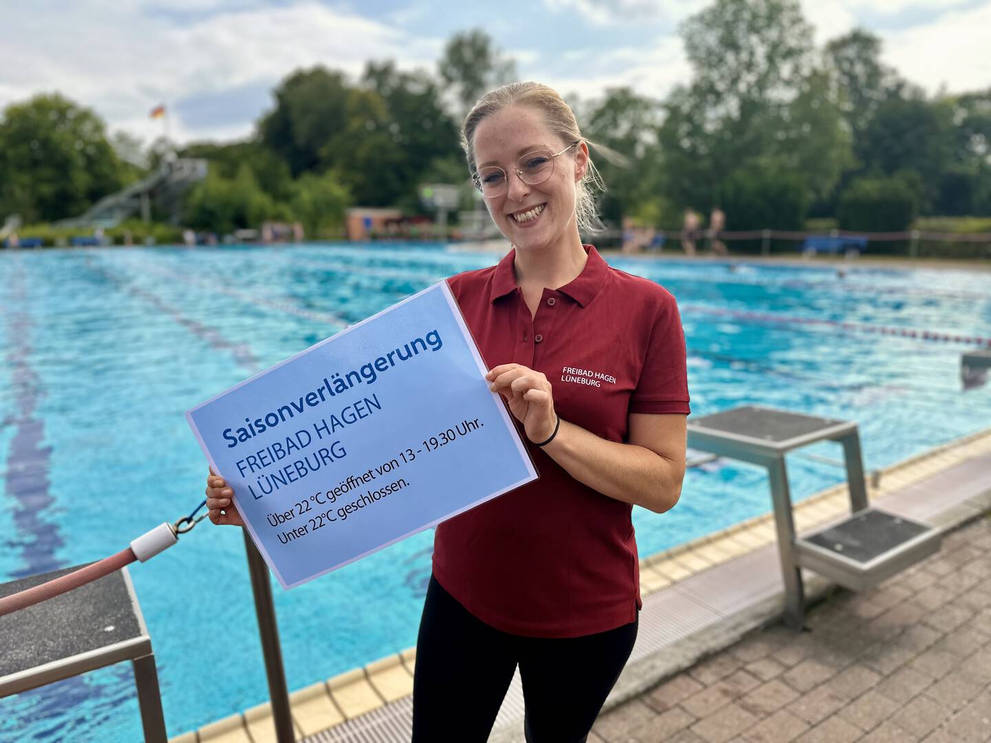 Temperaturangepasste Saisonverlängerung im Freibad Hagen - Lüneburg Aktuell