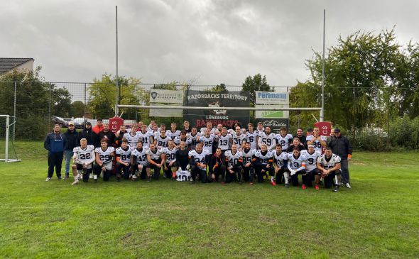 Lüneburg Razorbacks gewinnen letztes Saisonspiel - Lüneburg Aktuell