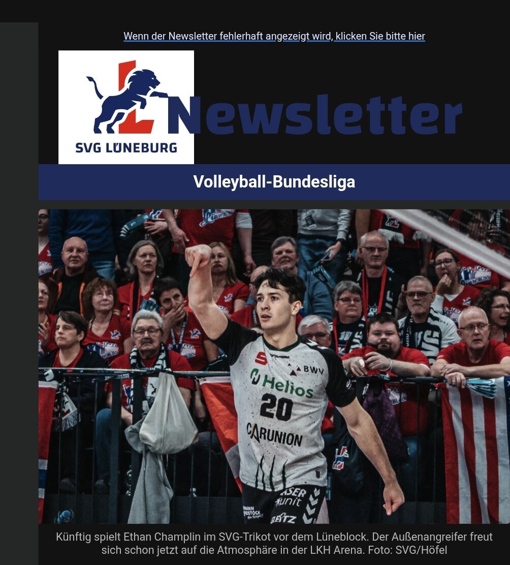 SVG verpflichtet Ethan Champlin - Lüneburg Aktuell